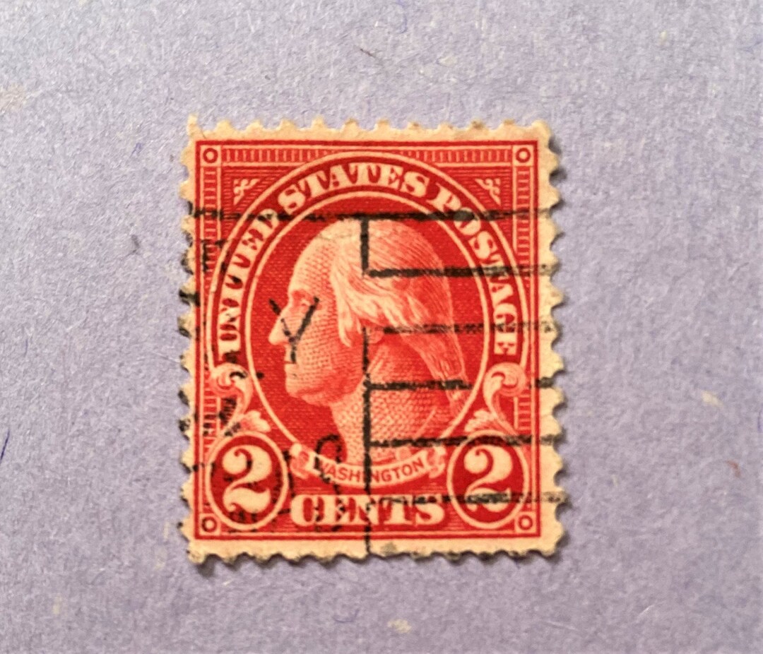 U.S.A. George Washington 2c Postage Stamp; Presidential Series; 1923; F ...