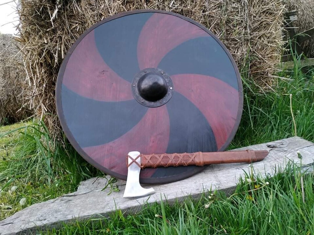 Battle Ready Viking Round Shield, Viking Shield, Viking Armour, Viking ...