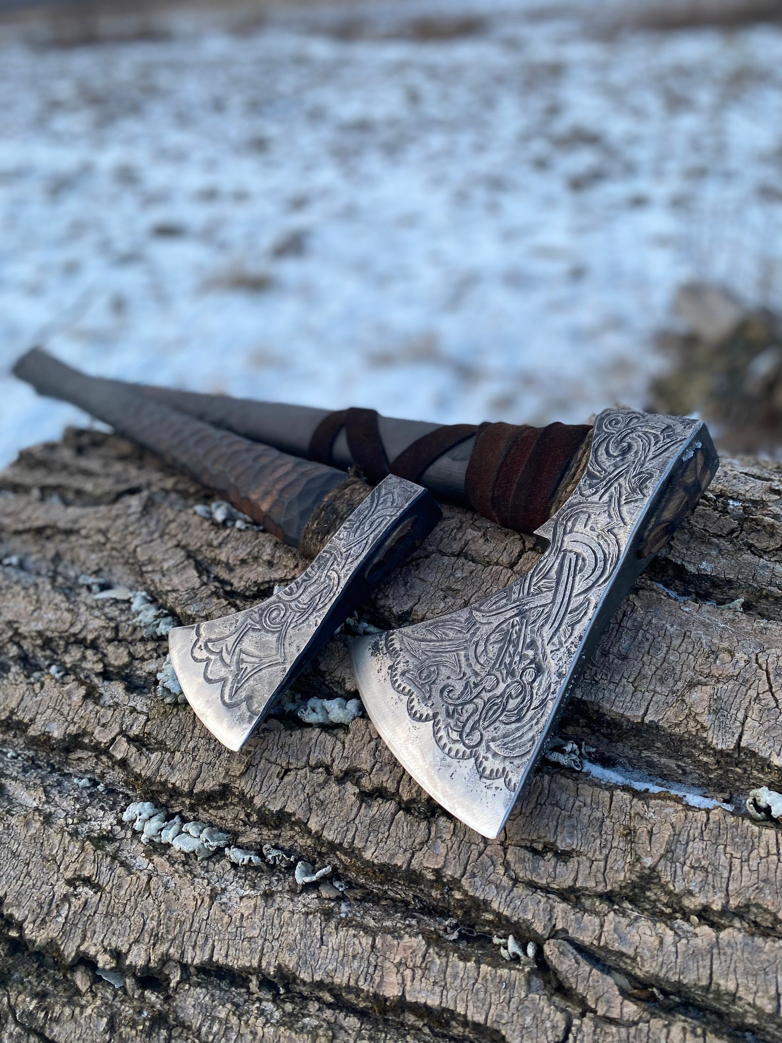 Viking Throwing Axe Engraved Axe Battle Ready Axe Hand | Etsy