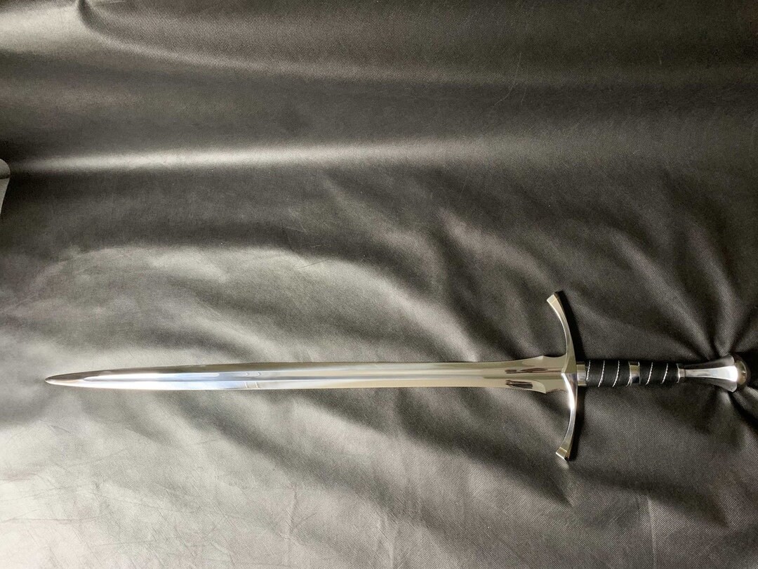 Two Handed Elvish Sword, Battle Ready Sword, Medieval Sword, Sword ...