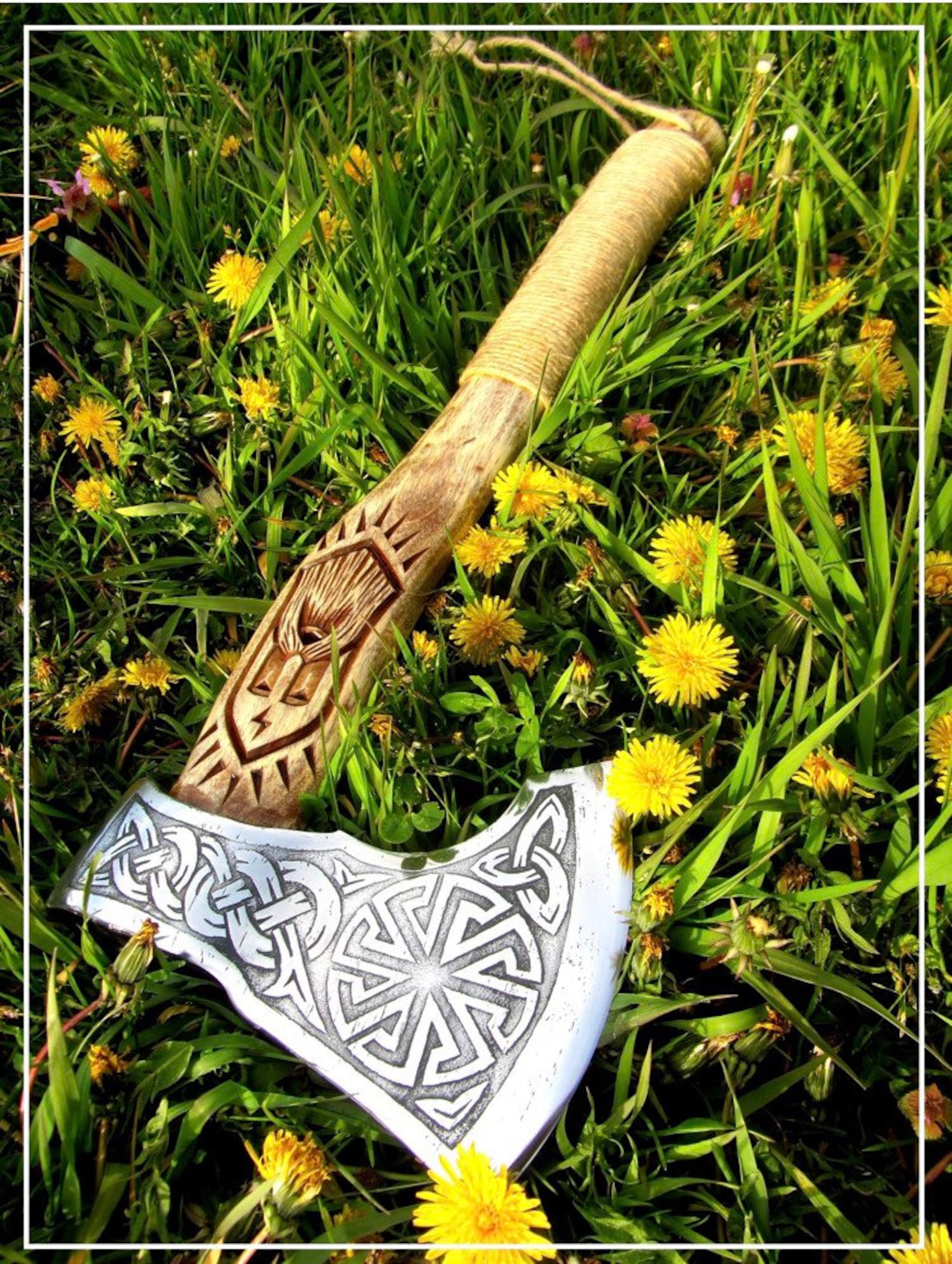 Slavic Axe PERUN Battle Axe Hand Forged Axe War Axe Goft - Etsy