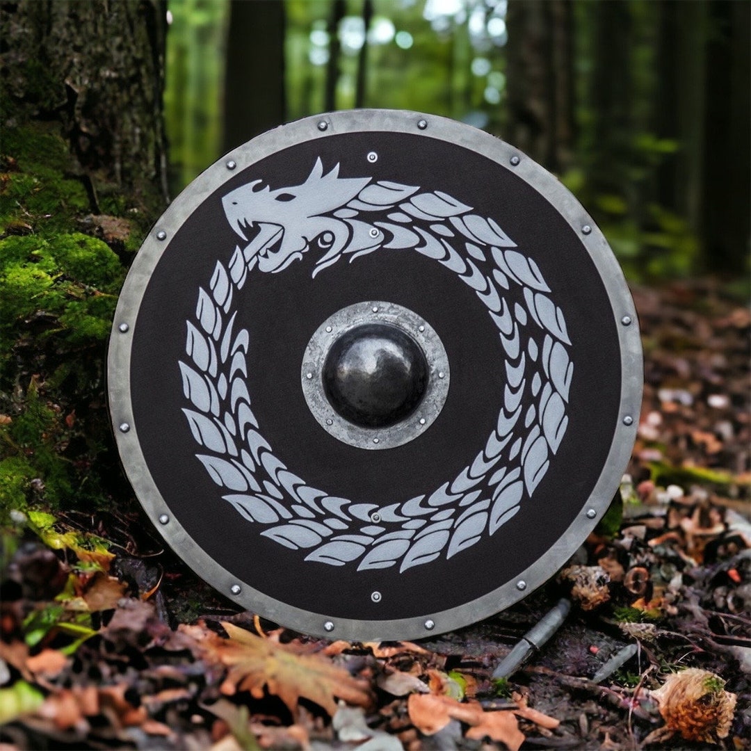 Jormungand Viking Shield Norseshield Nordic Armour Viking - Etsy