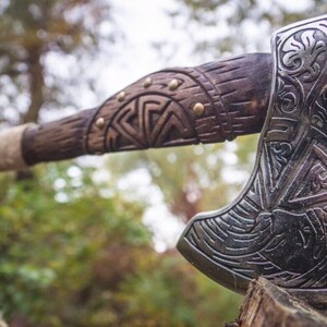 Hand Forged Axe THOR, Viking Axe, Personalised Hatchet, Viking Hatchet ...
