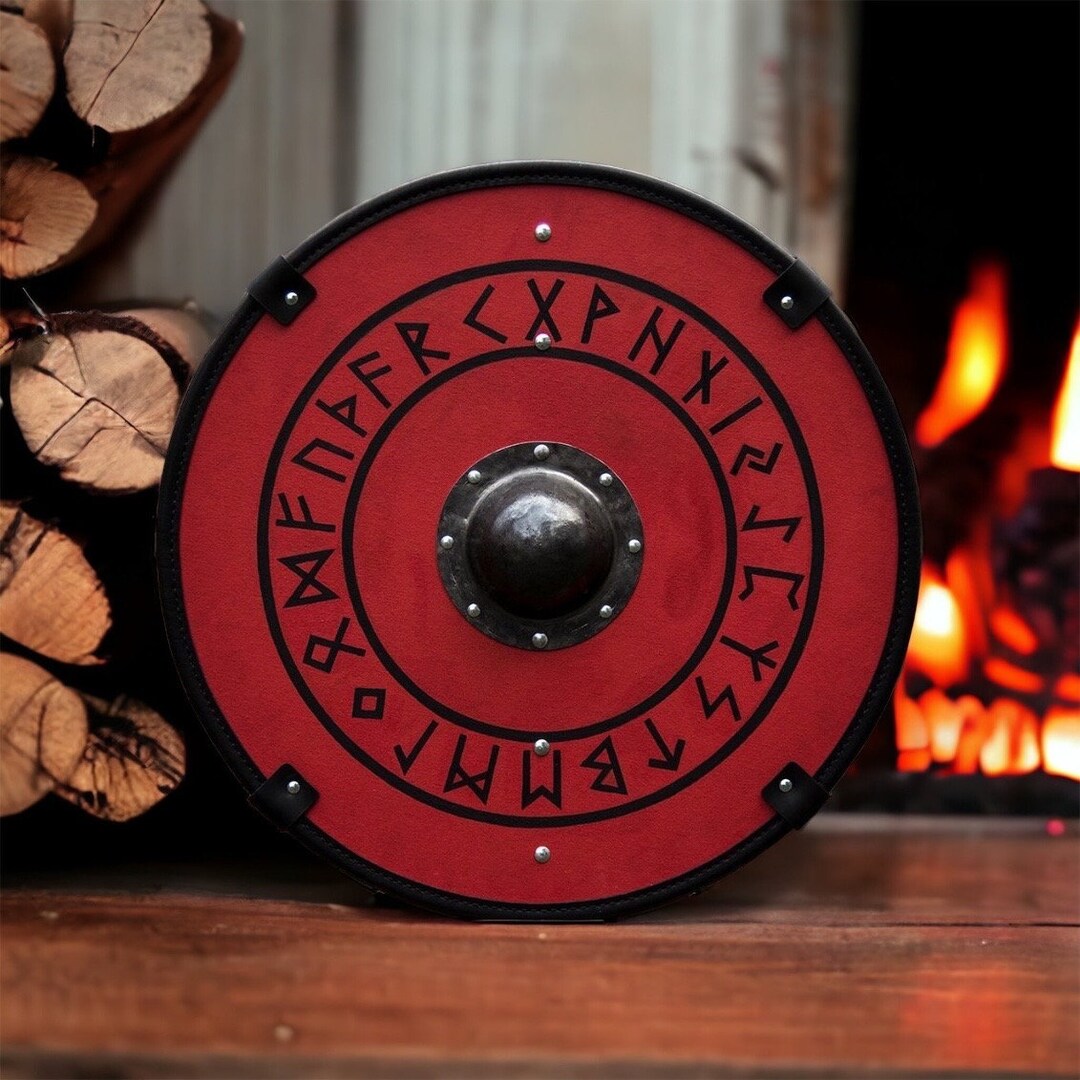 Runic Viking Shield Viking Shield Viking Armour Viking - Etsy