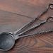 Viking Forged Spoon, Medieval Fork, Hand Forged Fork, Viking Fork ...