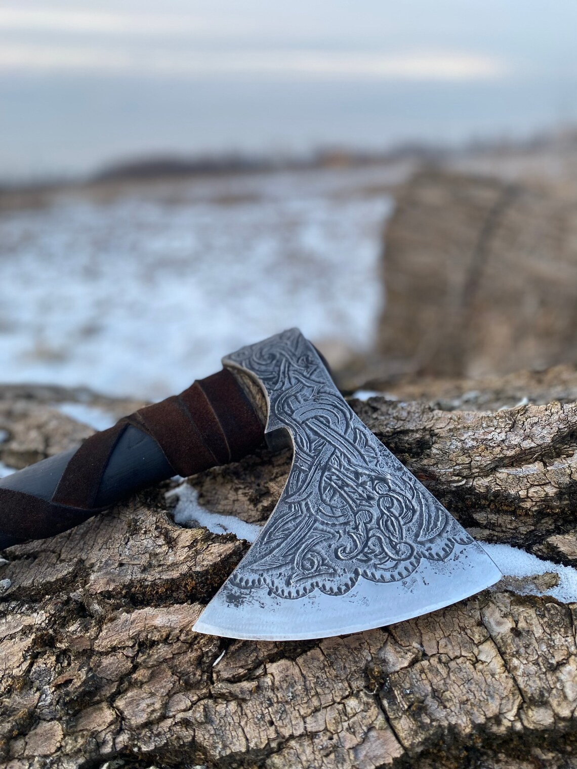 Viking Throwing Axe Engraved Axe Battle Ready Axe Hand | Etsy