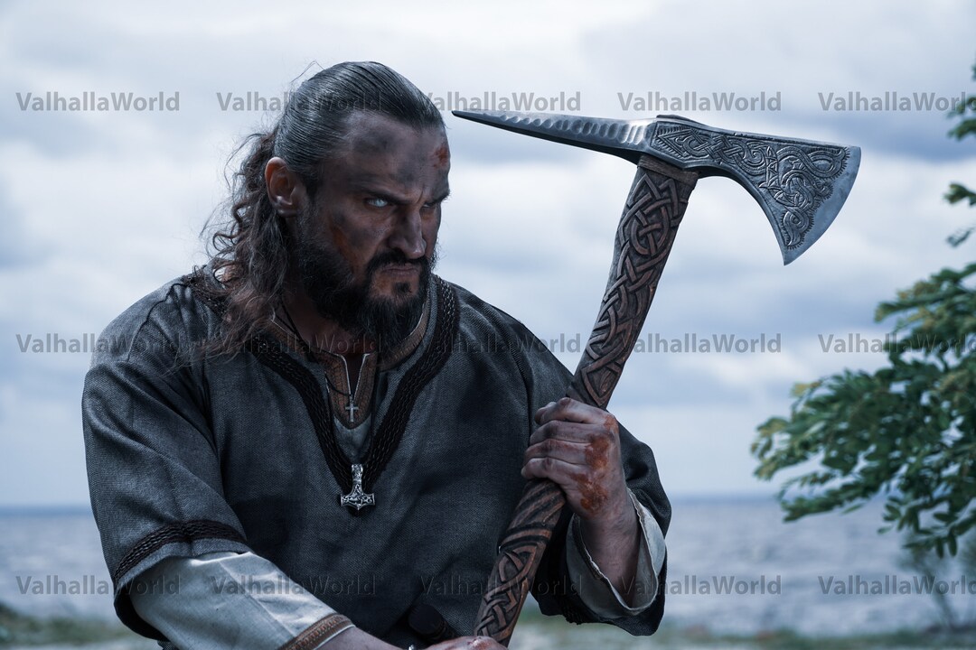 Large Pick Axe TRISKELE, Viking Axe, Personalised Hatchet, Viking ...