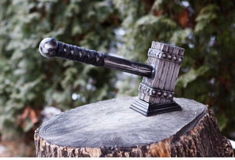 Thor Hammer Hand Forged Bushcraft Tool Scandinavian Viking - Etsy