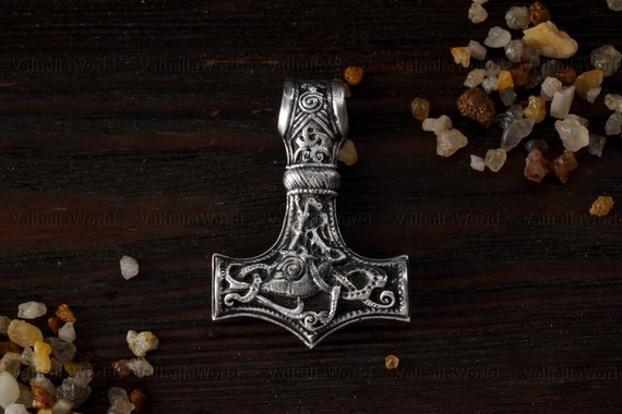 Krieger Wikinger Hammer Nordisch Thor Mjollnir Anhänger Alchemy England ...
