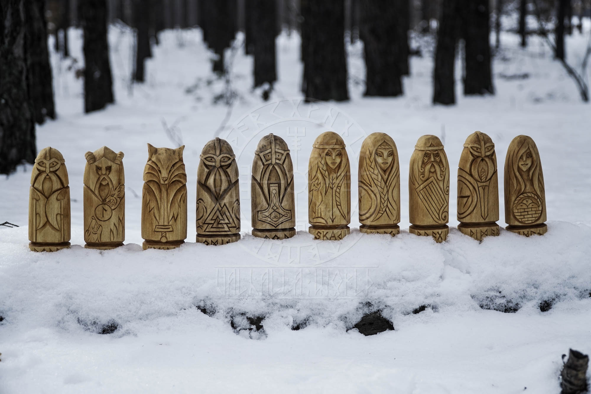 10 Scandinavian Gods Set Viking Gods Norse Mythology Norse - Etsy