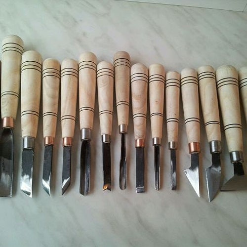 15 Wood Carving Tools Set Carving Knife Carving Chisels | Etsy