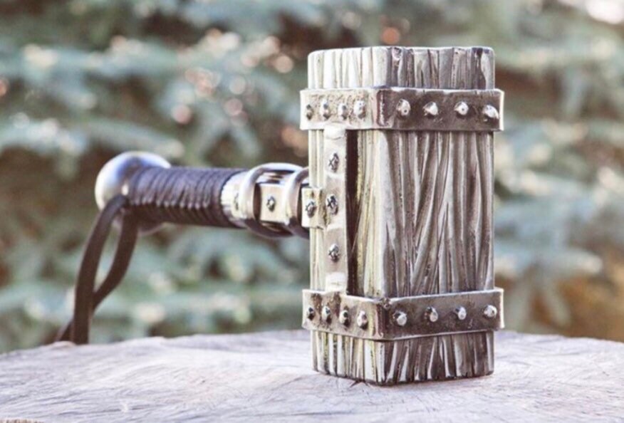 Mjolnir Hand Forged Bushcraft Tool Scandinavian Viking - Etsy