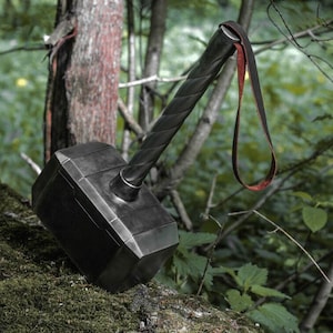 Forged Modern Mjolnir Thor Hammer Real Size Thor Hammer - Etsy