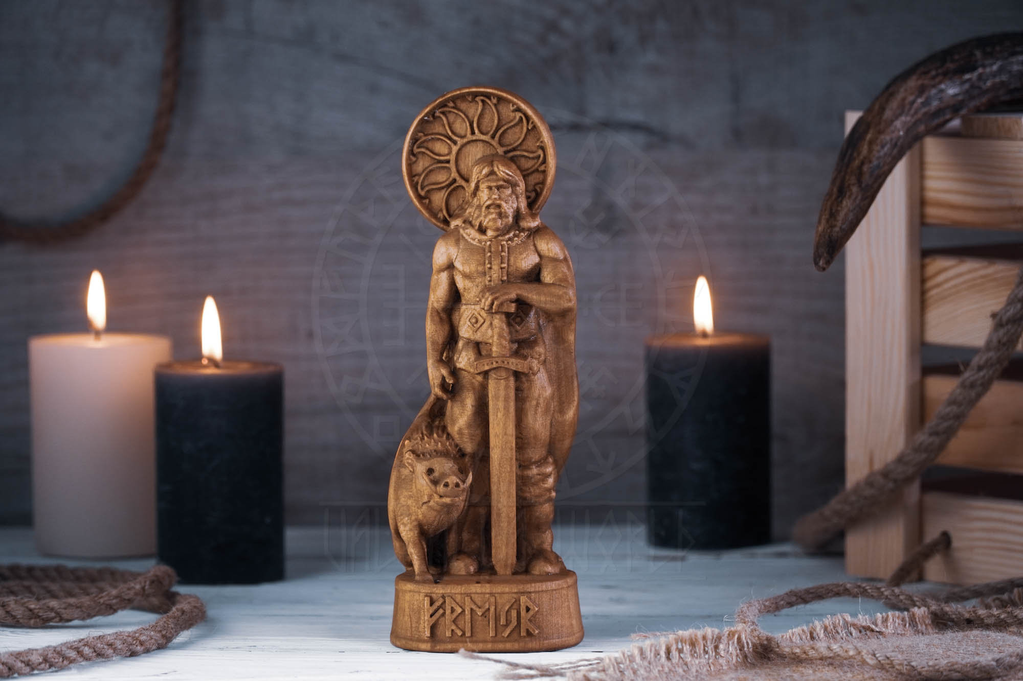 FREYR statue Viking gods norse mythology norse gods Odin | Etsy