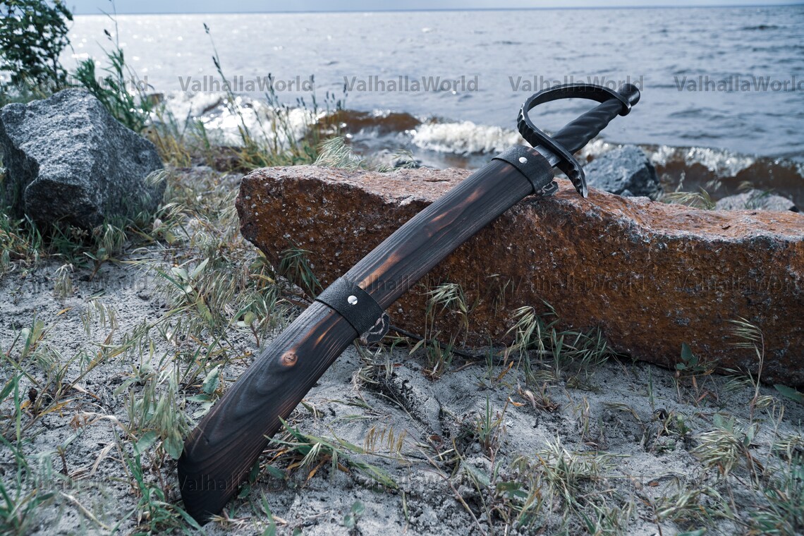 Saber With Wooden Sheath Forged Saber Historical Saber - Etsy