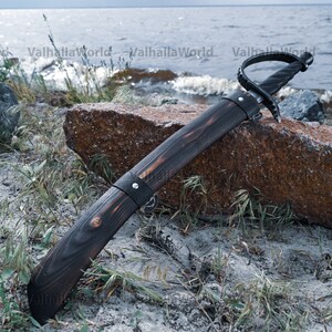 Saber With Wooden Sheath, Forged Saber, Historical Saber, Custom Made ...