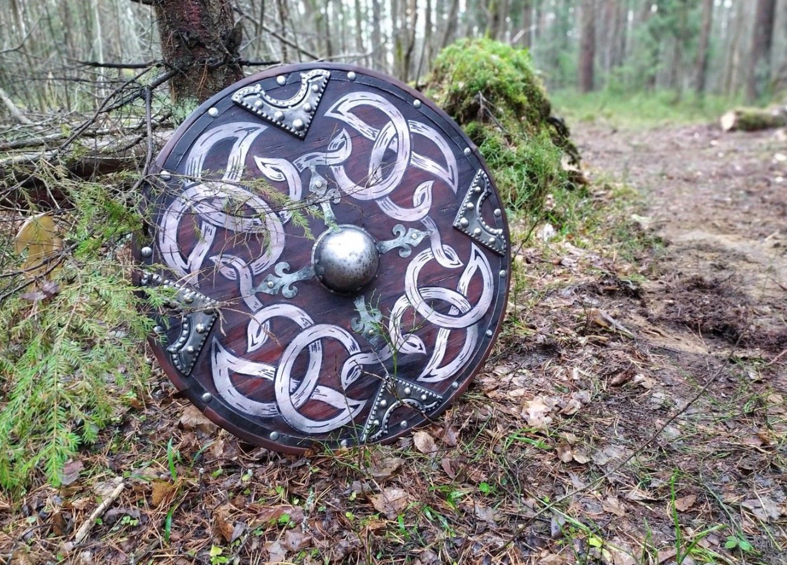 Battle Viking Shield Viking Armoury Authentic Shield Battle - Etsy