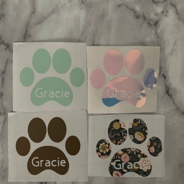 Yeti Paw Print Decals - Etsy