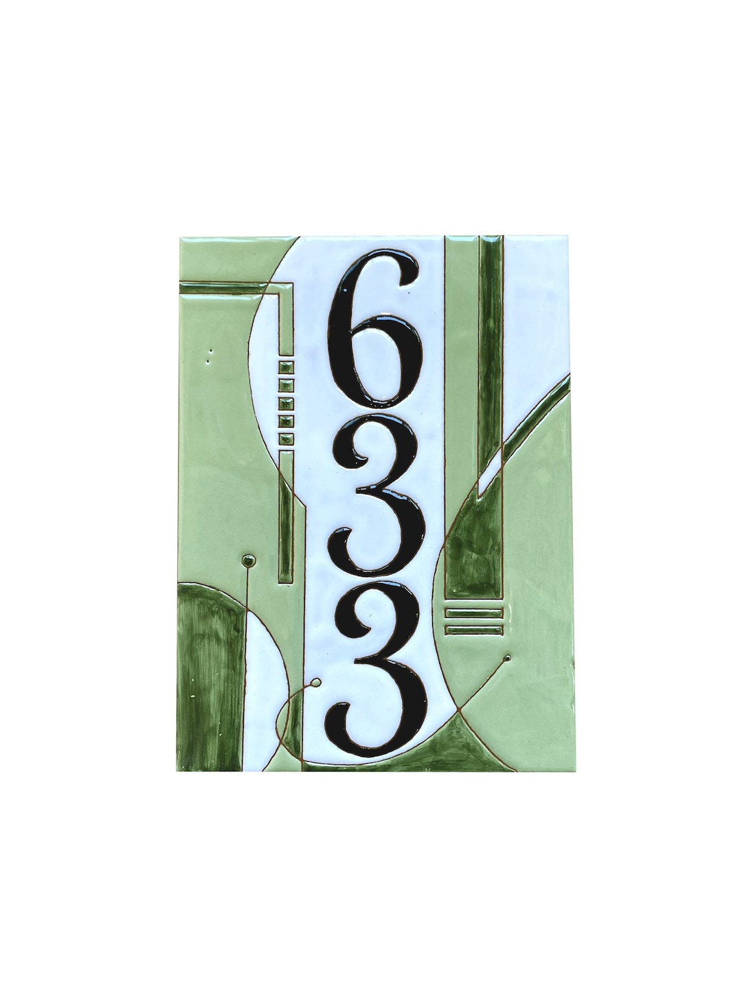 Decorative Ceramic Address Tile - Etsy