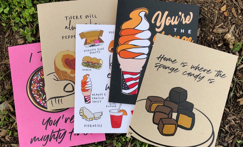 Snack Pack Greeting Cards - Etsy