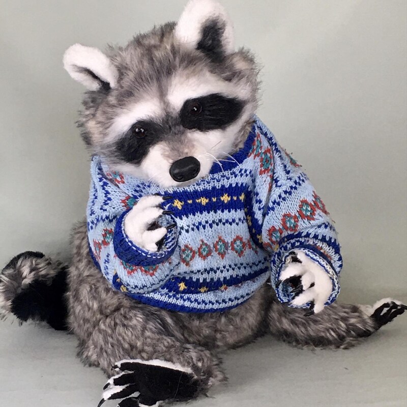 Raccoon Plush - Etsy