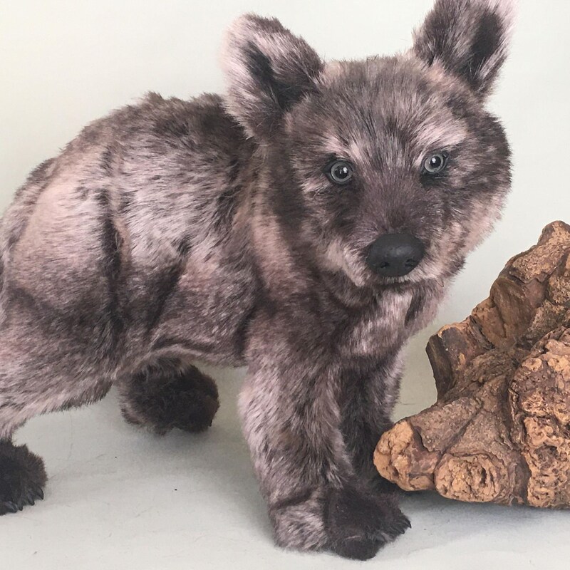 Realistic Wolf Plush - Etsy