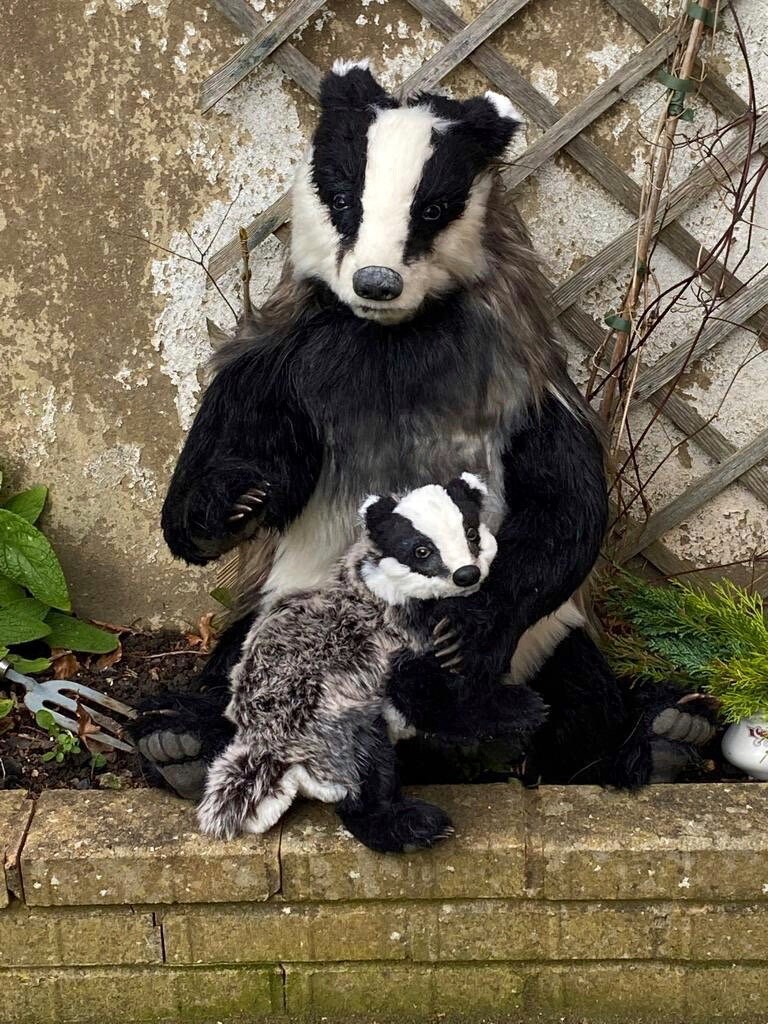 Handmade to Order / Realistic Badger Cub / Lifelike Art Doll / - Etsy
