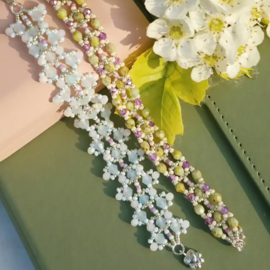 Magical Beaded Bracelet Tutorial DIY Jewelry Craft Digital Download ...