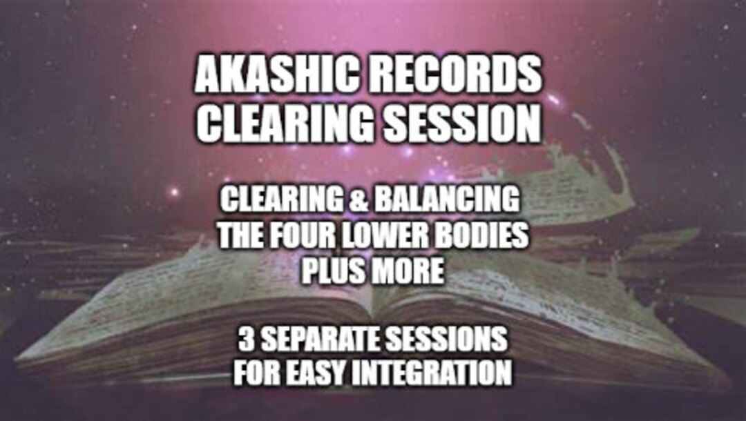 Akashic Records Clearing Session - Clearing and Balancing and More - 3 ...