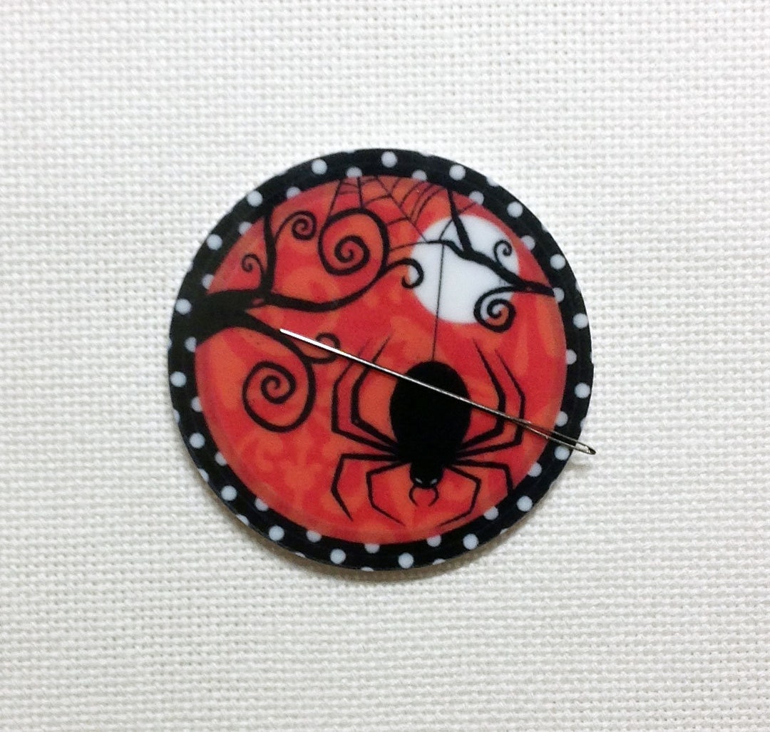 Large Spooky Spider Needle Minder for Cross Stitch - Etsy UK