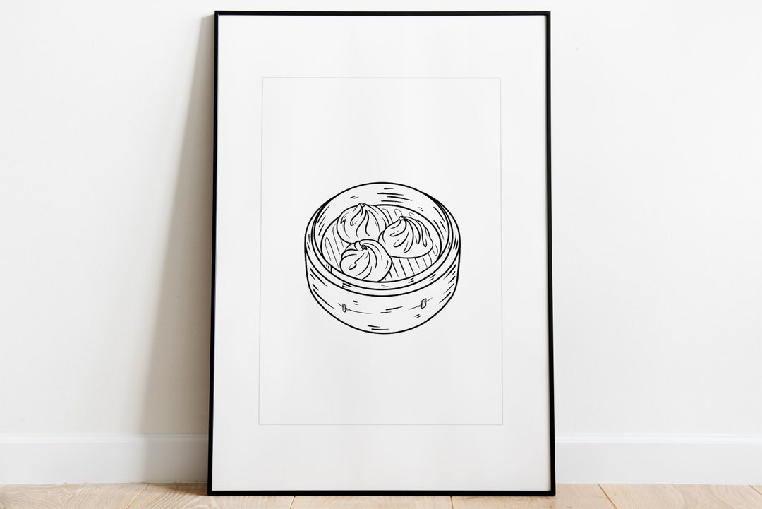 Dim Sum - Wall Art, Print, Poster, A4, A3, A2, A1 (frame Not Included ...