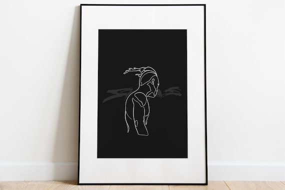 Xxxtentacion Wall Art Print Poster A4 A3 A2 A1 frame | Etsy