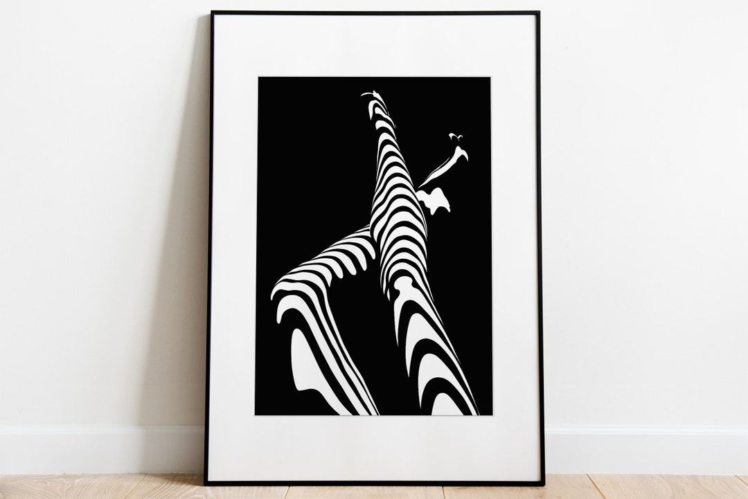 Shadow Silhouette - Wall Art, Print, Poster, A4, A3, A2, A1 (frame Not ...