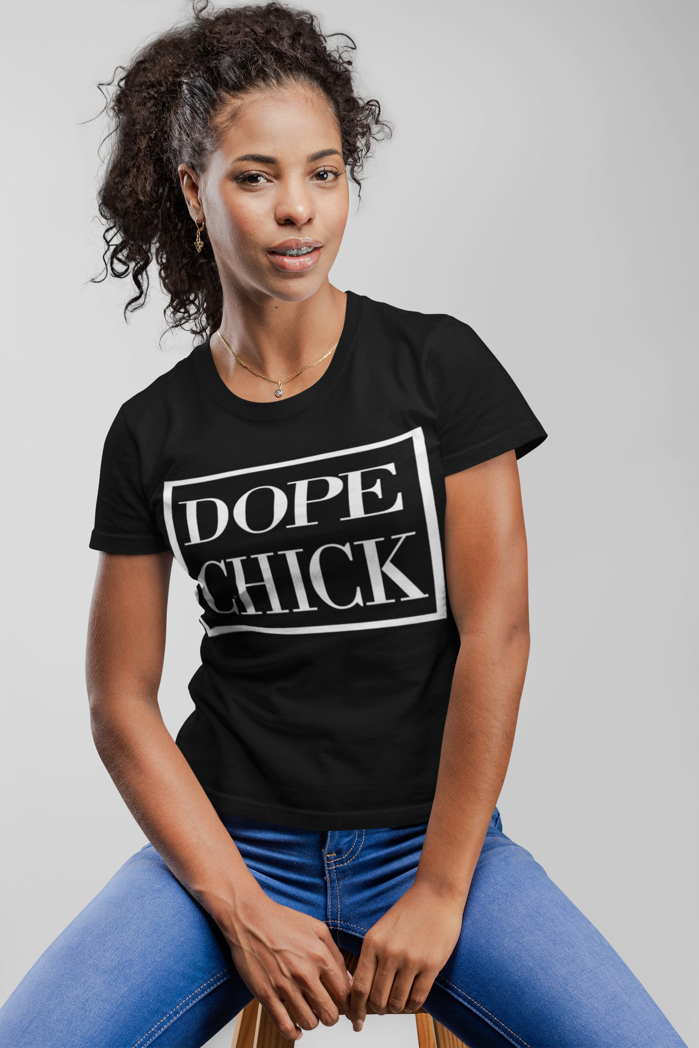 Dope Chick T- Shirt - Chick T-shirt - Black Tee - White Tee - Etsy