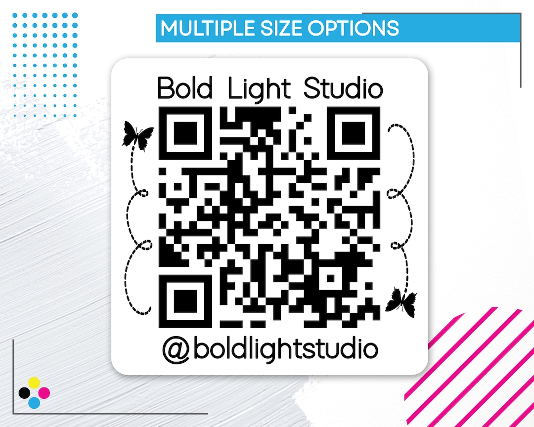 Custom QR Code Labels, Personalized QR Code for Small Businesses, Cash ...