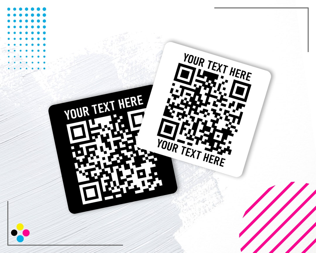 Custom QR Code Labels, Personalized QR Code Stickers for Business ...