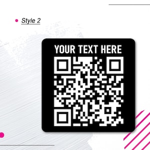 Custom QR Code Labels, Personalized QR Code Stickers for Business ...