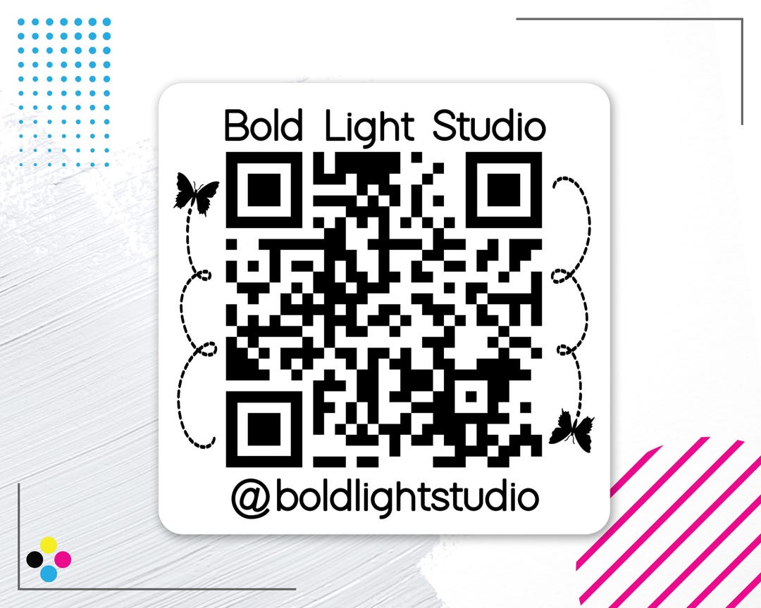 Custom QR Code Labels, Personalized QR Code for Small Businesses, Cash ...