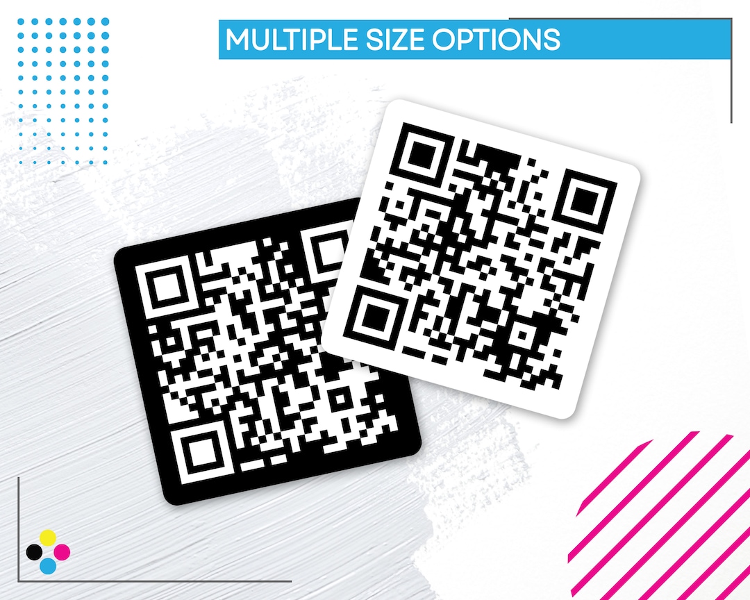 QR Code Labels, Custom QR Code Stickers for Businesses, QR Code ...