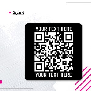 Custom QR Code Labels, Personalized QR Code Stickers for Business ...