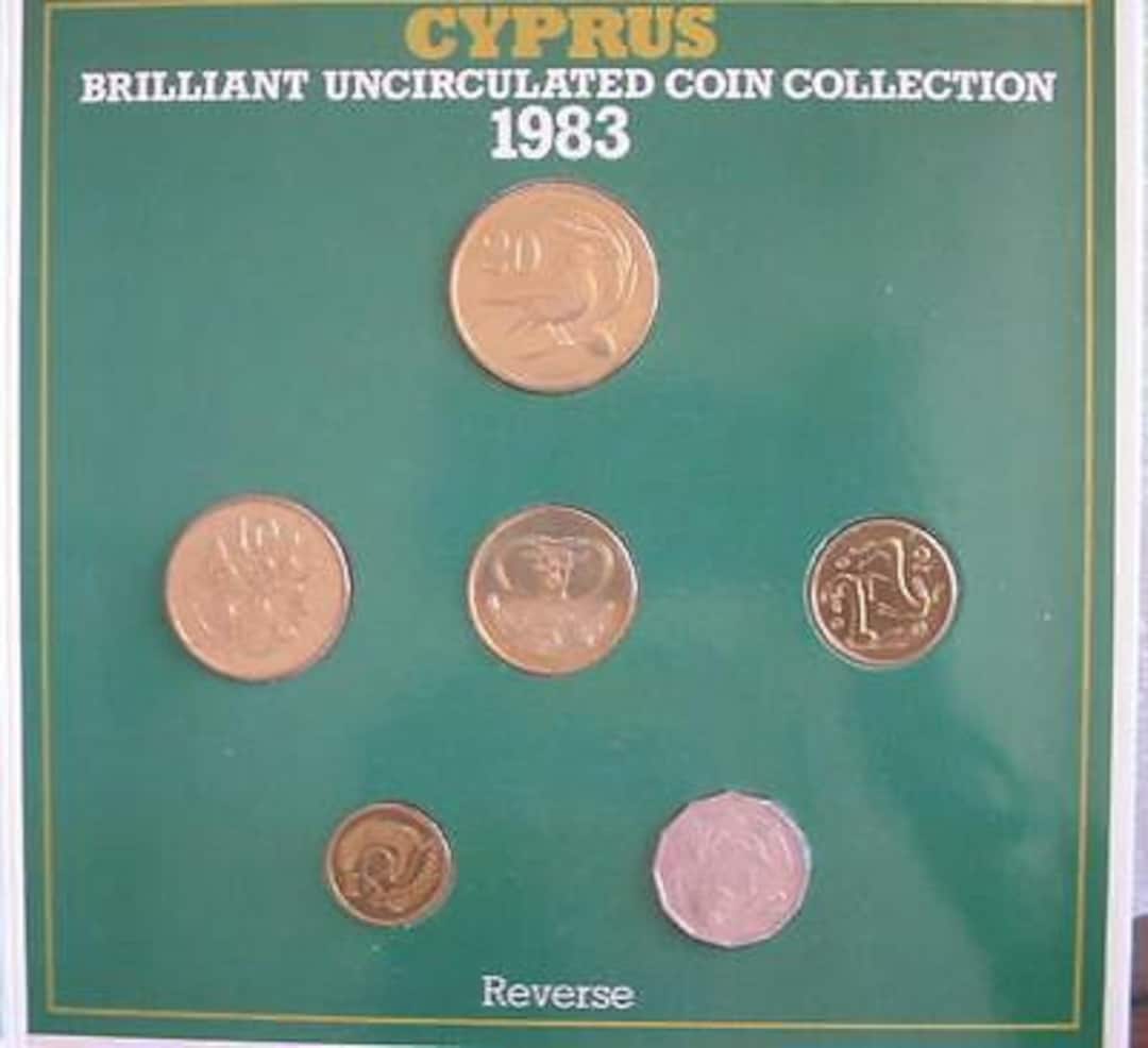 CYP001 Cyprus Uncirculated Coin Set 1983 - Etsy