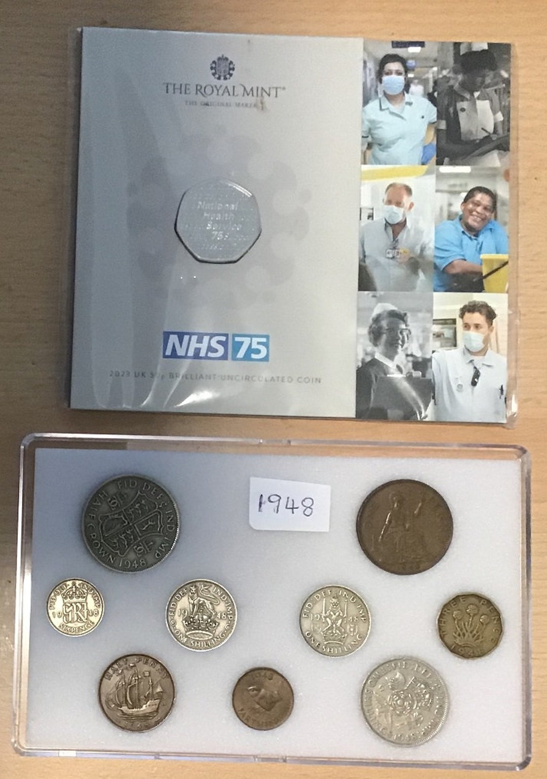 DEC017 NHS Anniversary Coin Set - Etsy