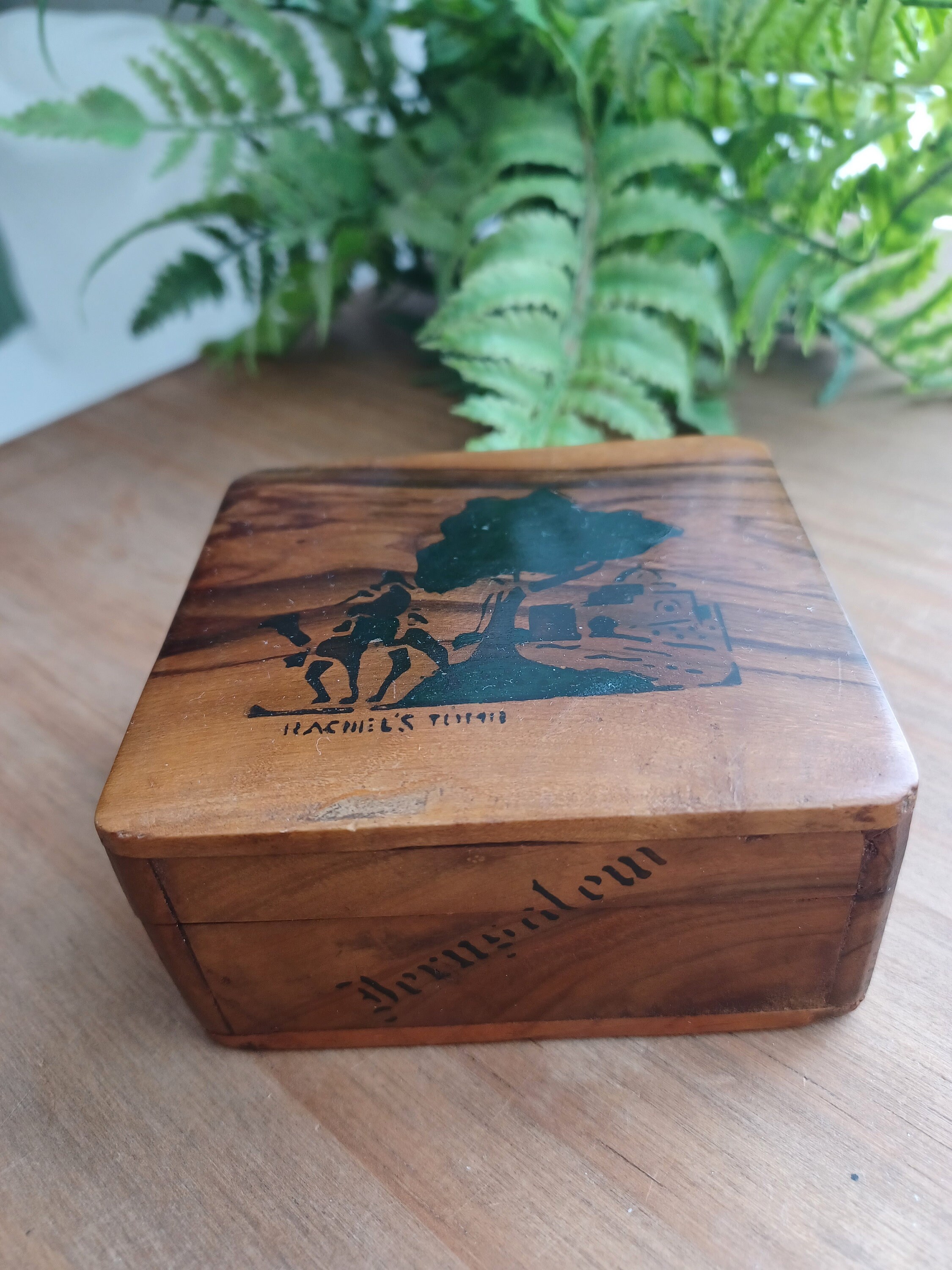 Jerusalem Olive Wood Box - Etsy