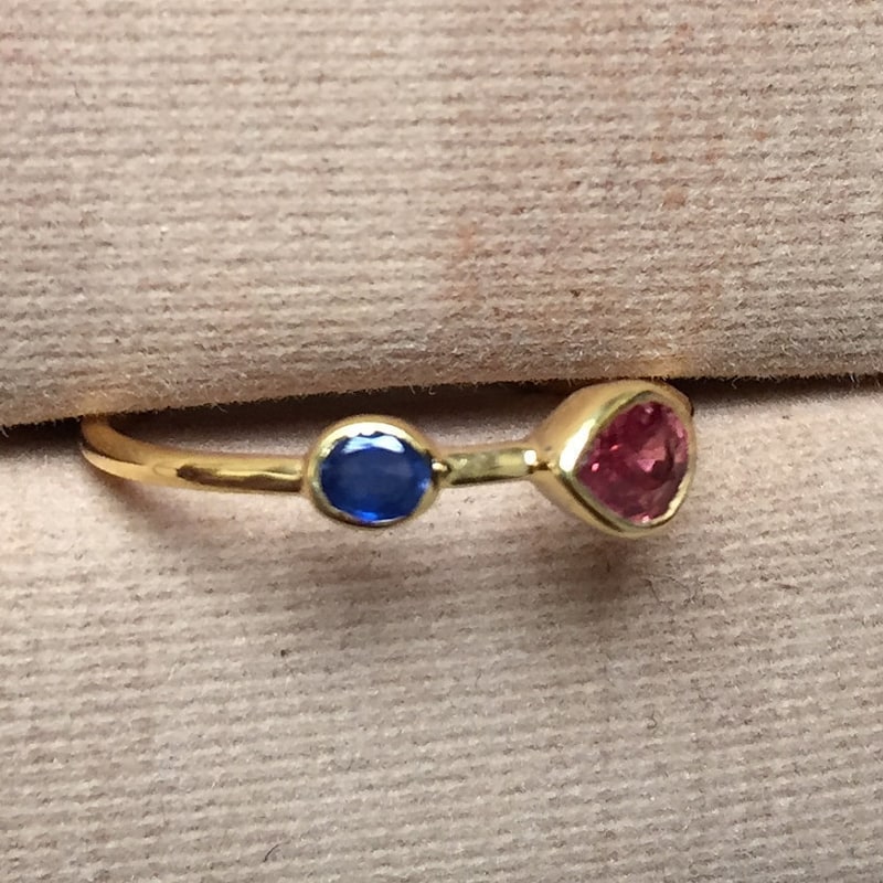 Small Stone Ring - Etsy