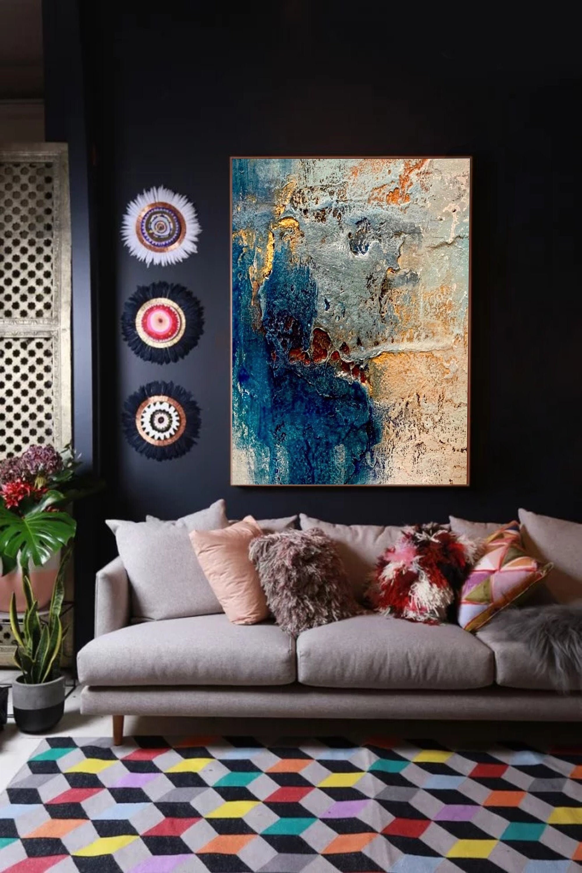 Oil Painting Oil on Canvas Oil Painting Canvas Abstract Oil - Etsy ...