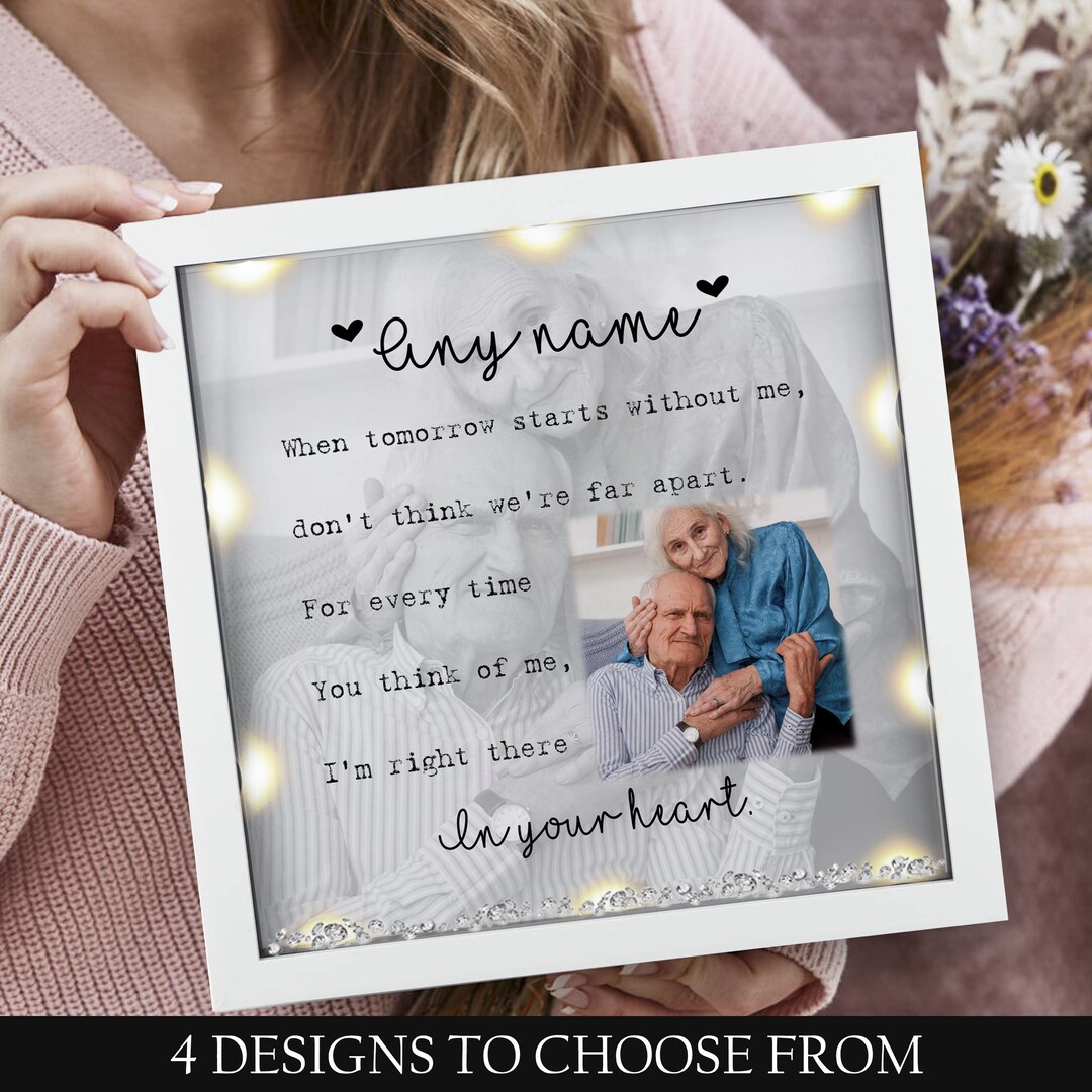 Memorial Gift Photo Frame Wedding Memorial Remembrance Frame Funeral ...