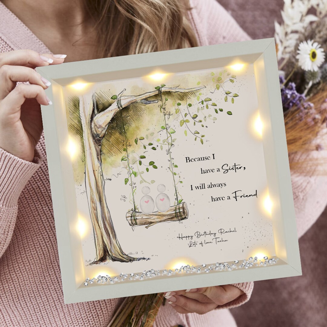 Sisters Personalised Frame Sisters Gift Sisters Birthday Gift Sisters ...