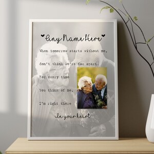 Memorial Gift Photo Frame Wedding Memorial Remembrance Frame - Etsy