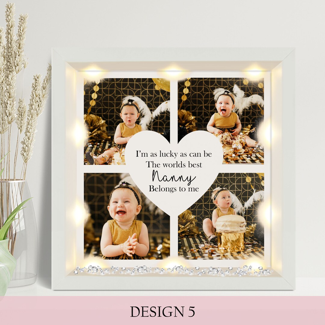 Personalised Photo Frame, Nanny Frame, Mothers Day Gift, Mum Birthday ...