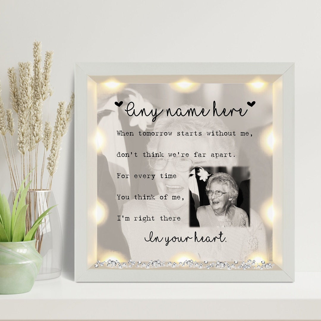 Memorial Gift Photo Frame Wedding Memorial Remembrance Frame - Etsy
